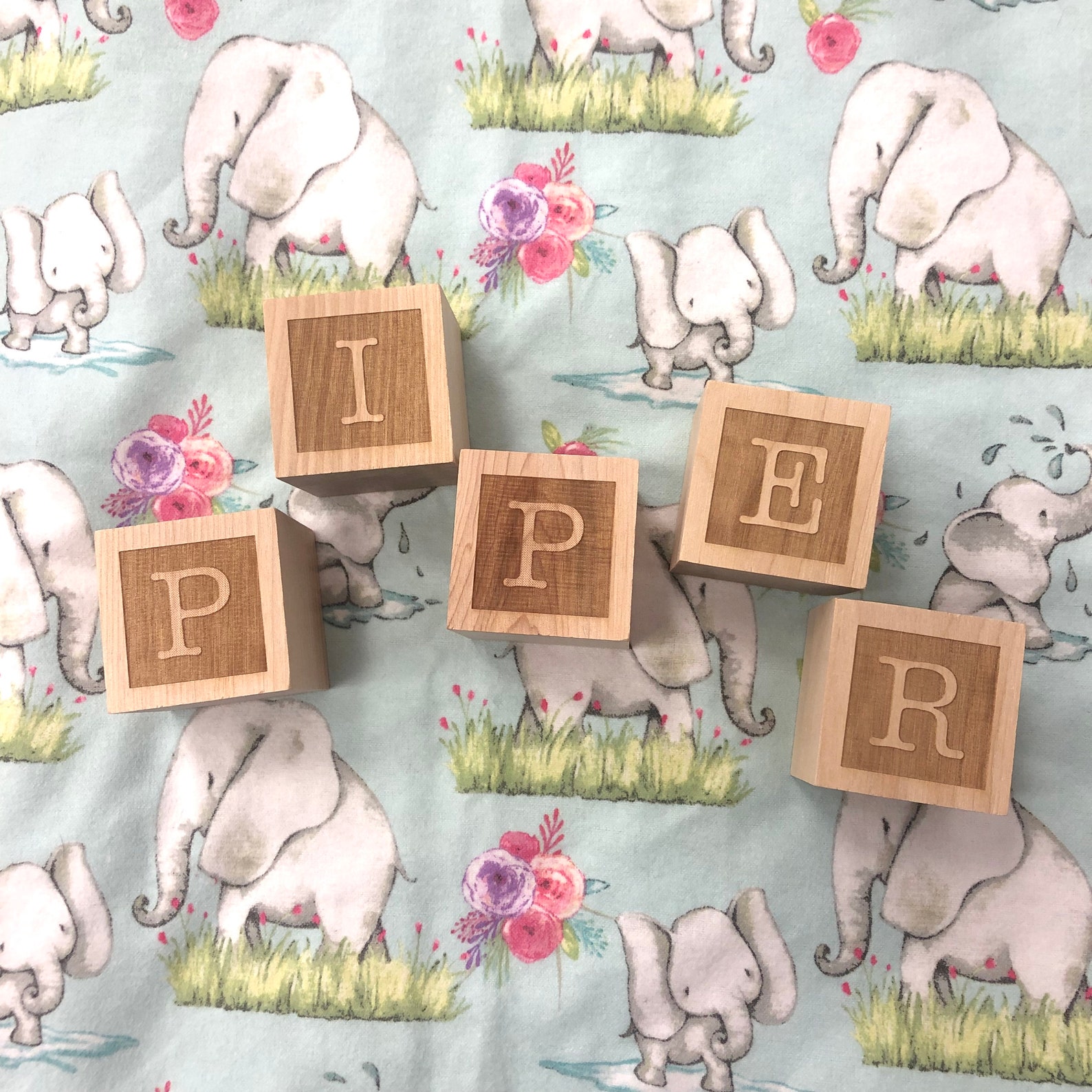 Personalized Wood Name Blocks Alphabet Baby Custom Letters - Etsy