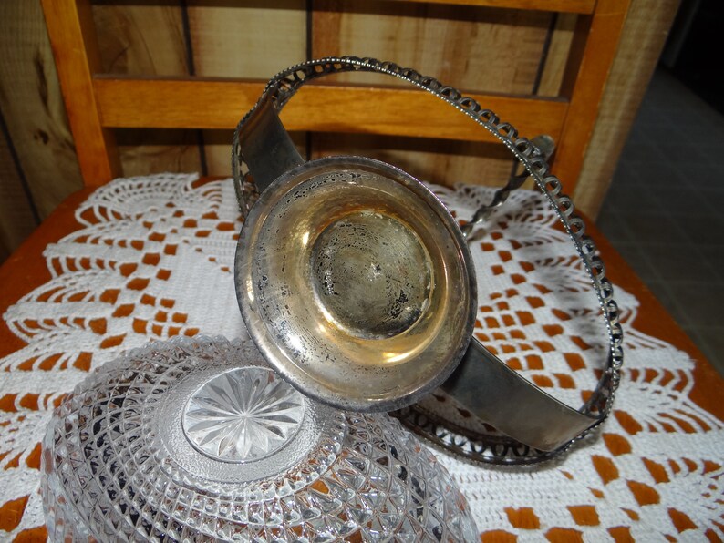 Vintage Metal Holder With Glass Insert... so Unique - Etsy