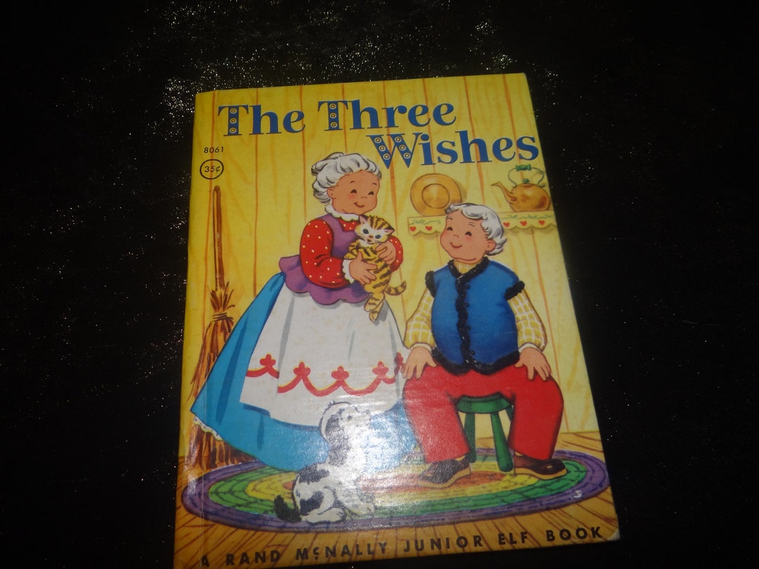 Vintage Children's Book, the 3 Wishes by Rand Mcnally Junior Elf Book ...