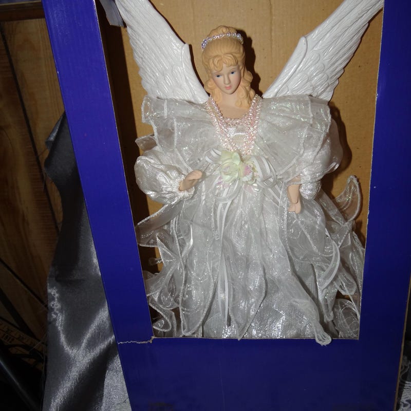 Vintage Angel Tree Topper - Etsy