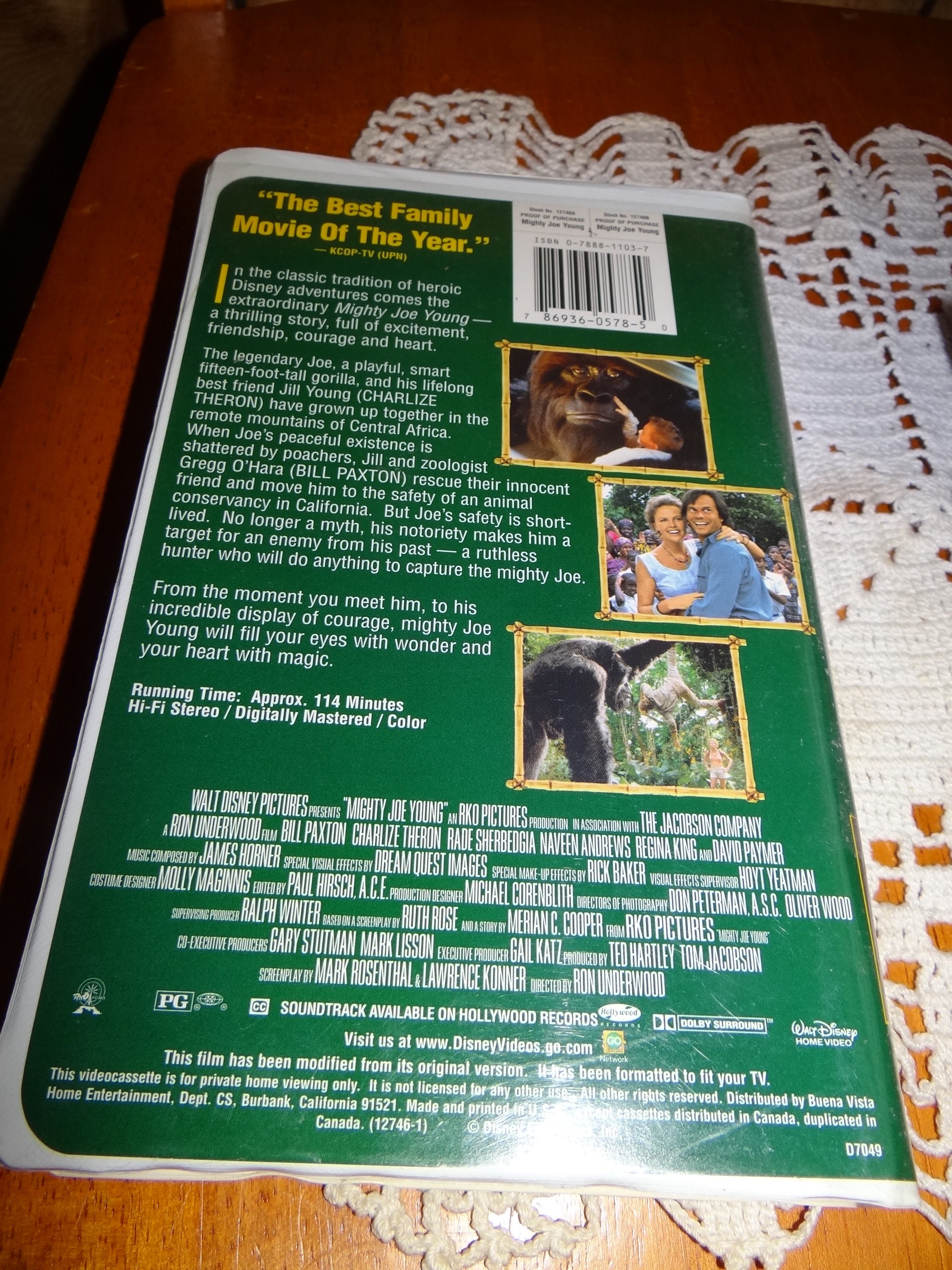 Vintage Disney's mighty Joe Young VHS Movie - Etsy Hong Kong
