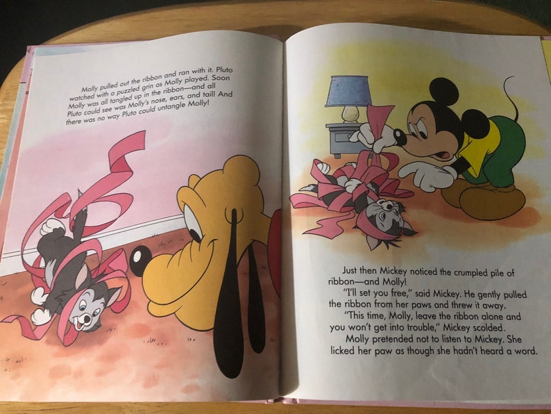 Vintage Walt Disney..beginning Reader Book Mickeys Birthday - Etsy