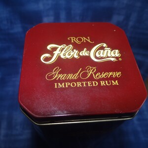 Vintage Tall Ron Flor De Cana Imported Rum Tin... - Etsy