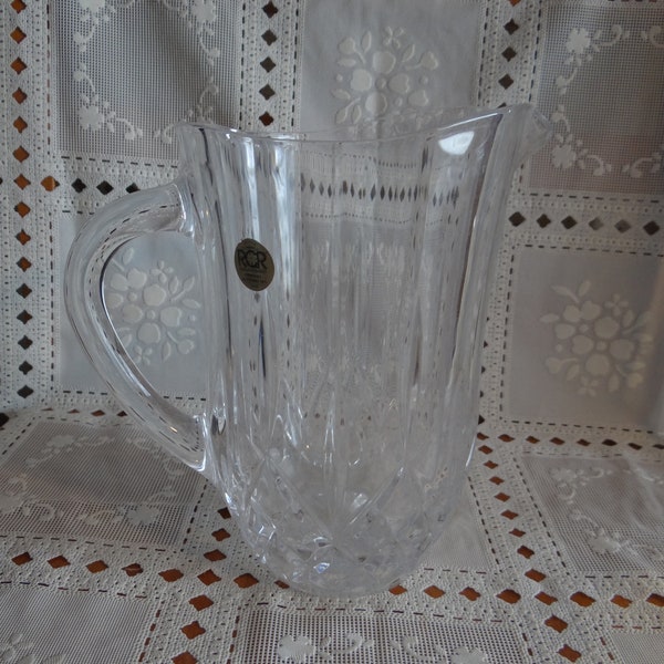 Lead Crystal Pitcher - Etsy