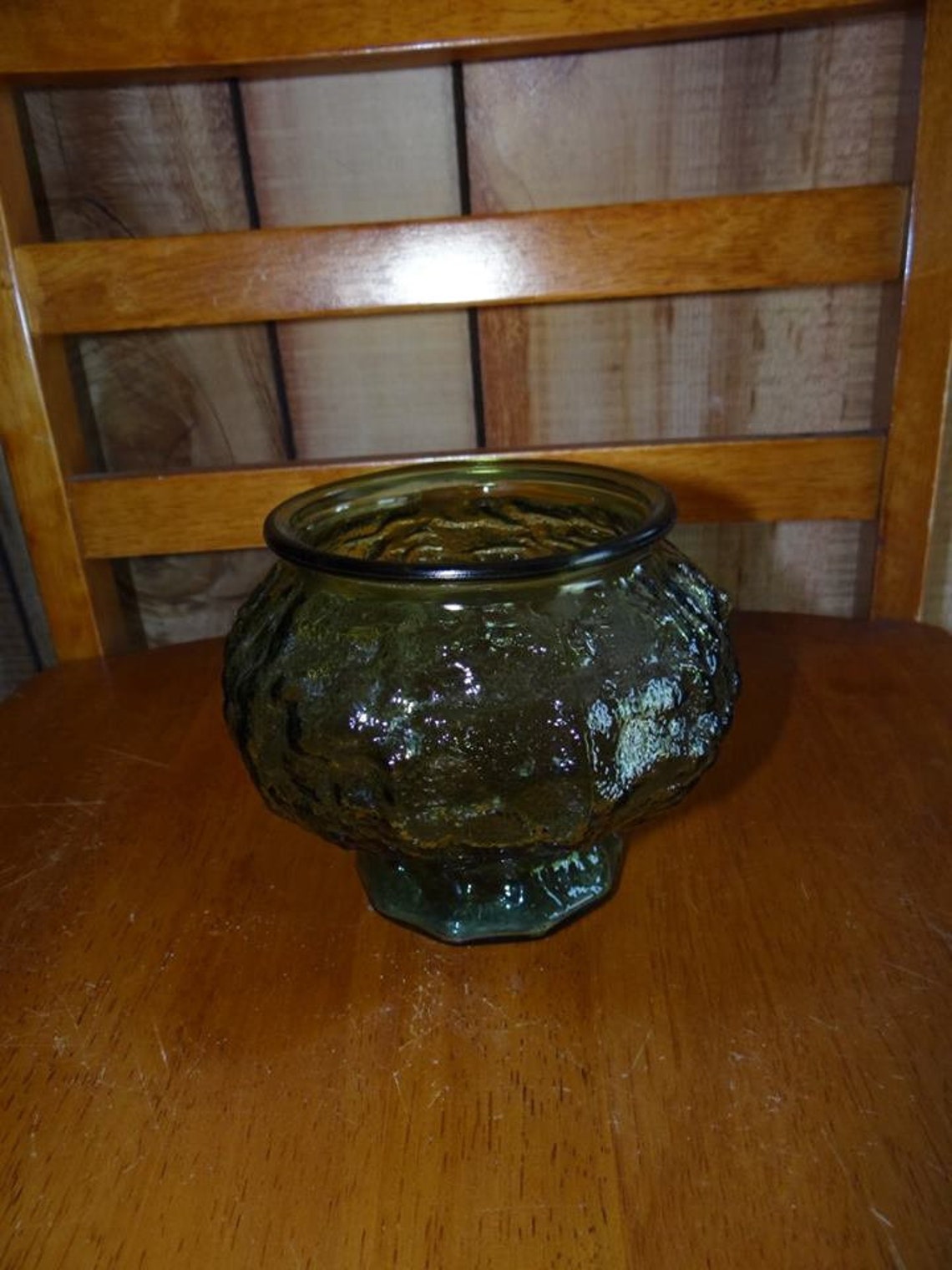 Great Vintage Emerald Greenware Bowl/vase/planter - Etsy