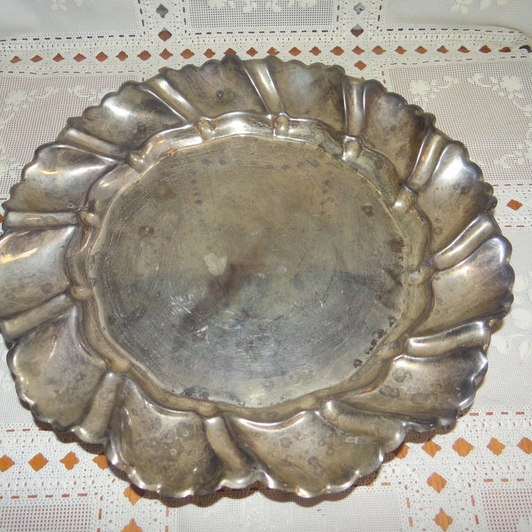 Silver Platter - Etsy