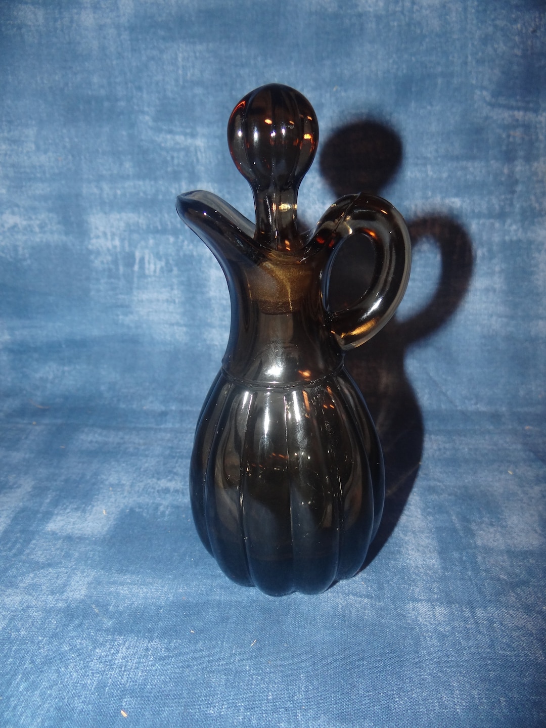 Very Rare Smoke Color Vintage Bottle With All Glass Stopper... in Great ...