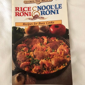 Vintage Rice a Roni Recipe Booklet..april 19,1994 - Etsy
