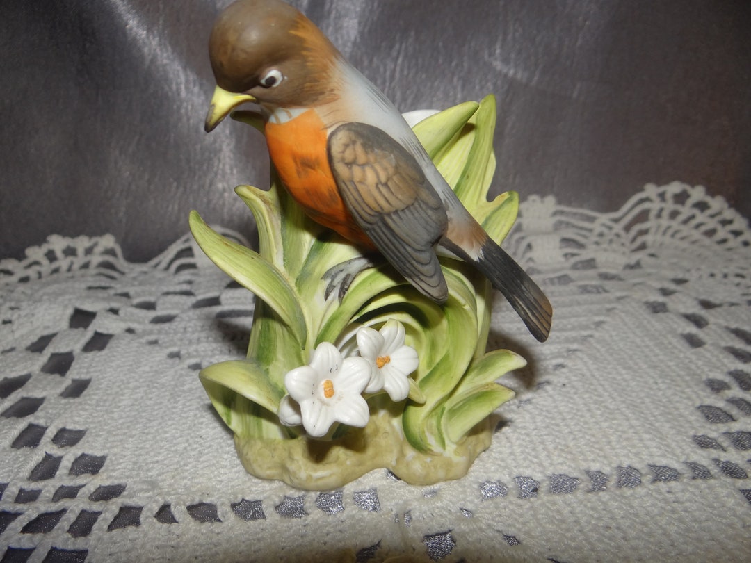 Vintage Lefton Bird Small Planter - Etsy
