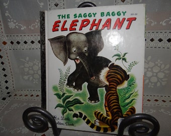 1947 the Saggy Baggy Elephant . Vintage Little Golden Book. First ...