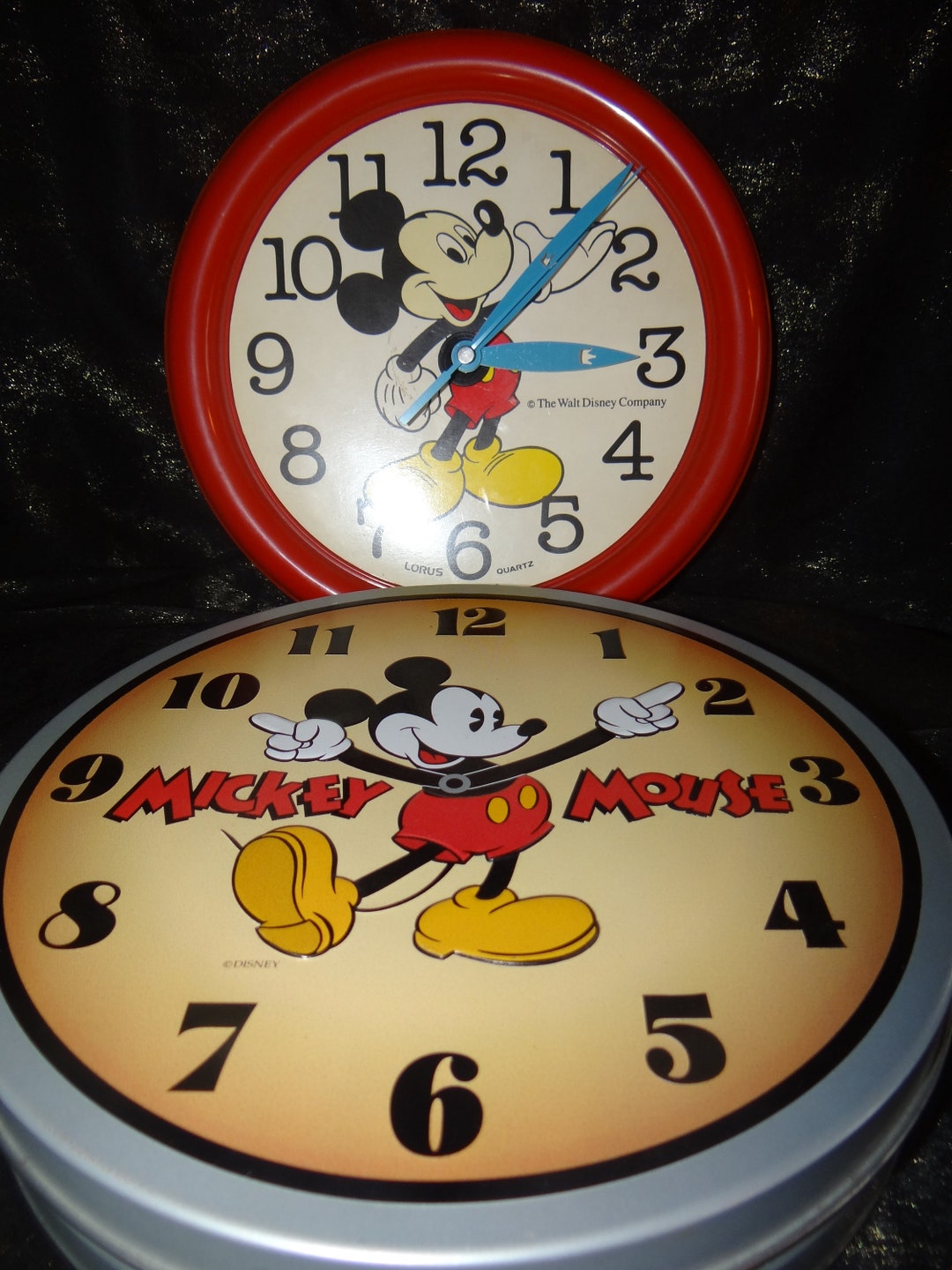 Vintage Mickey Mouse Clock in Mickey Mouse Clock - Etsy