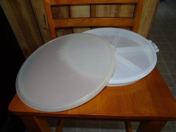 Vintage Tupperware Section Container with Lid | Etsy
