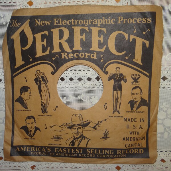 Record Jacket - Etsy