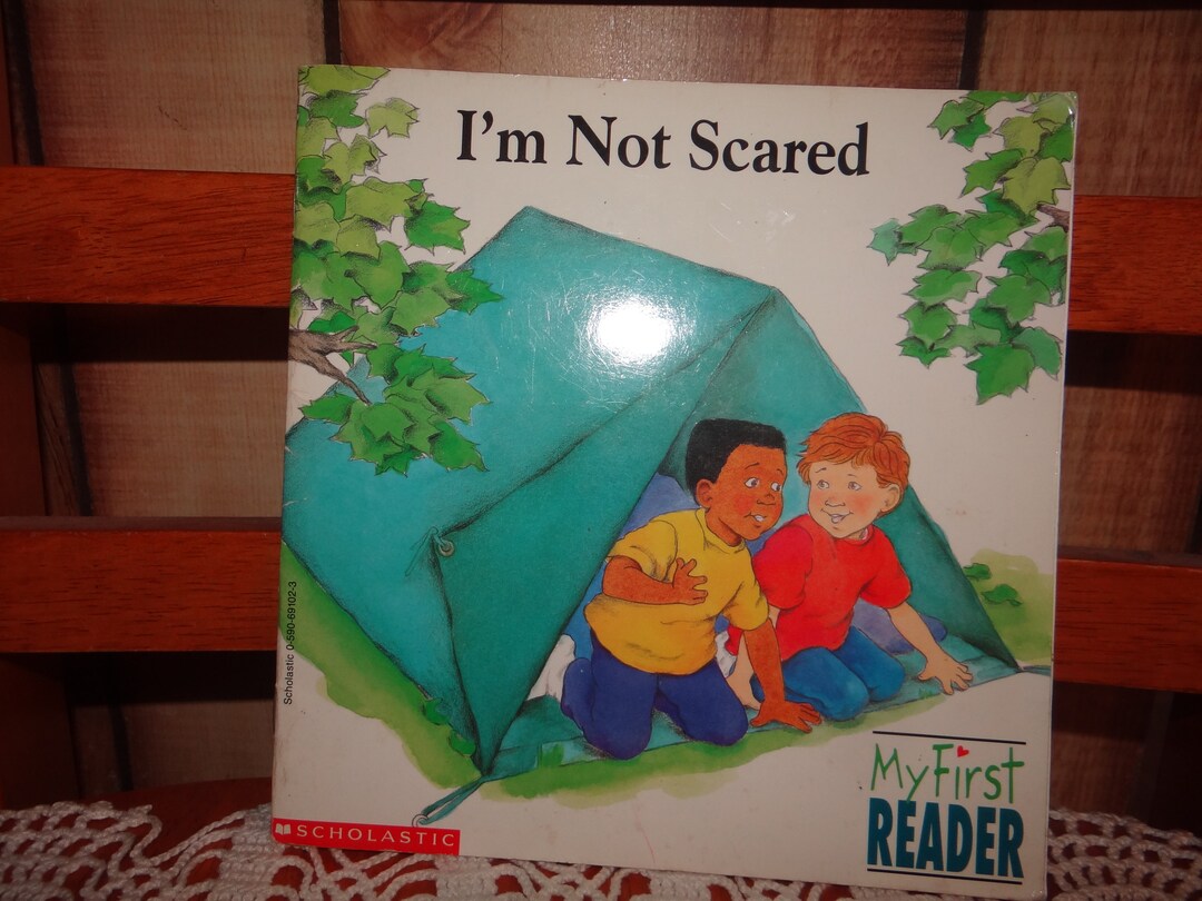 Vintage Scholastic Children's Book... My First Reader...i'm Not Scared ...