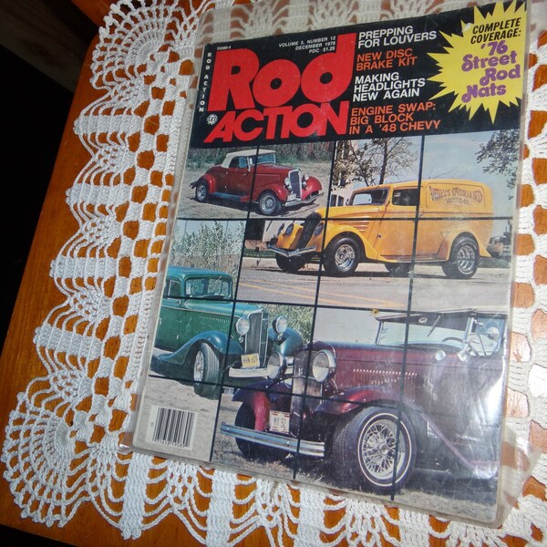Vintage Rod Action Magazine - Etsy