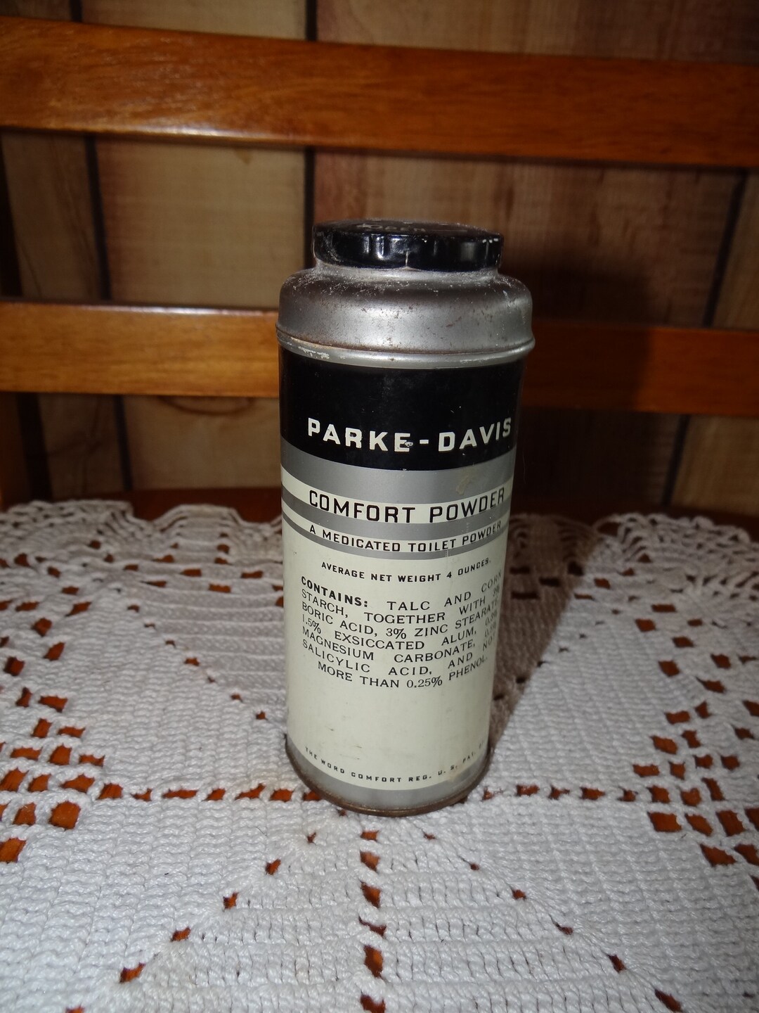 Parke-davis Vintage Comfort Medicated Toilet Powder Container - Etsy