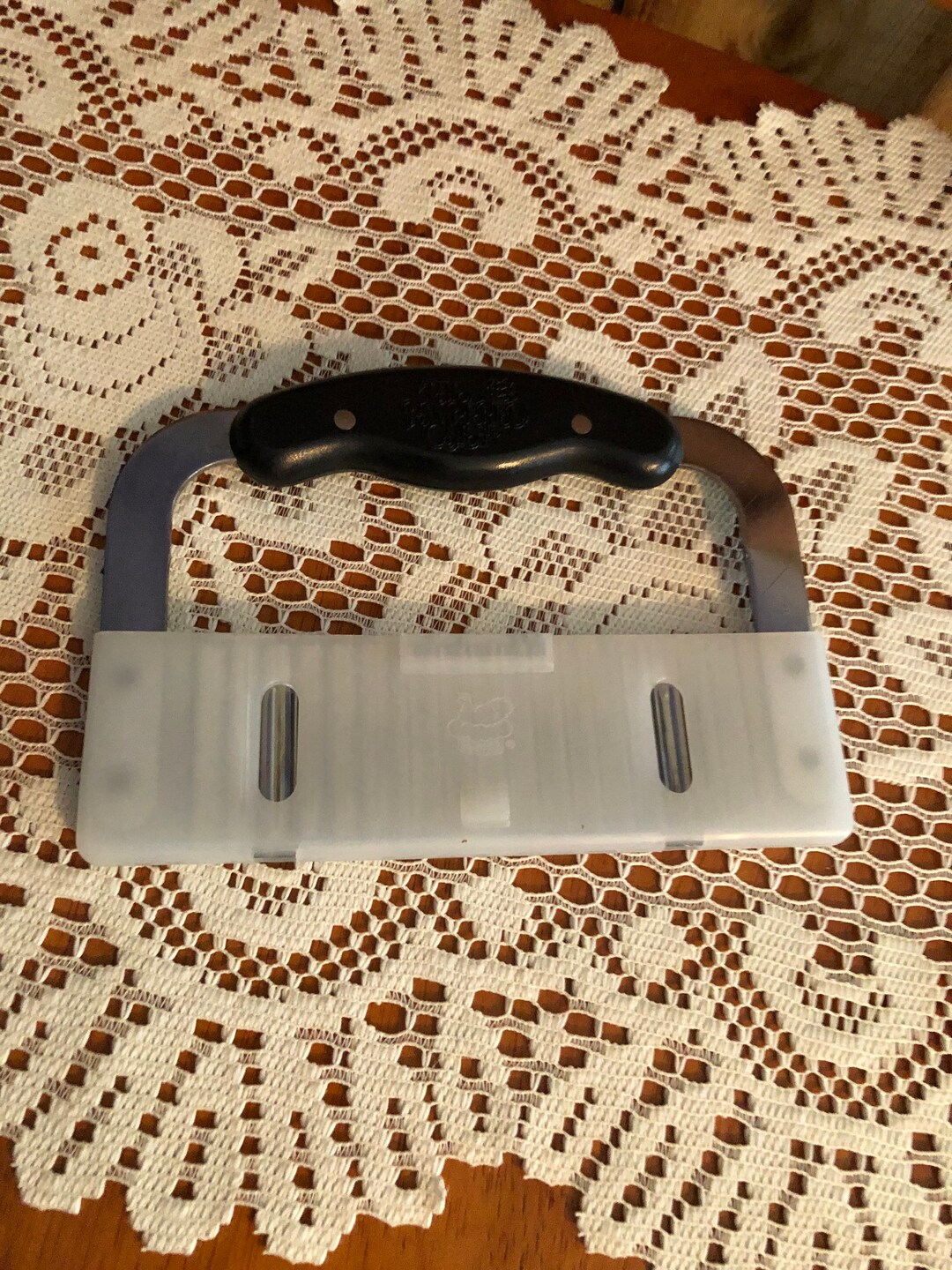 Vintage Pampered Chef Crinkler Cutter With Protective Shield - Etsy