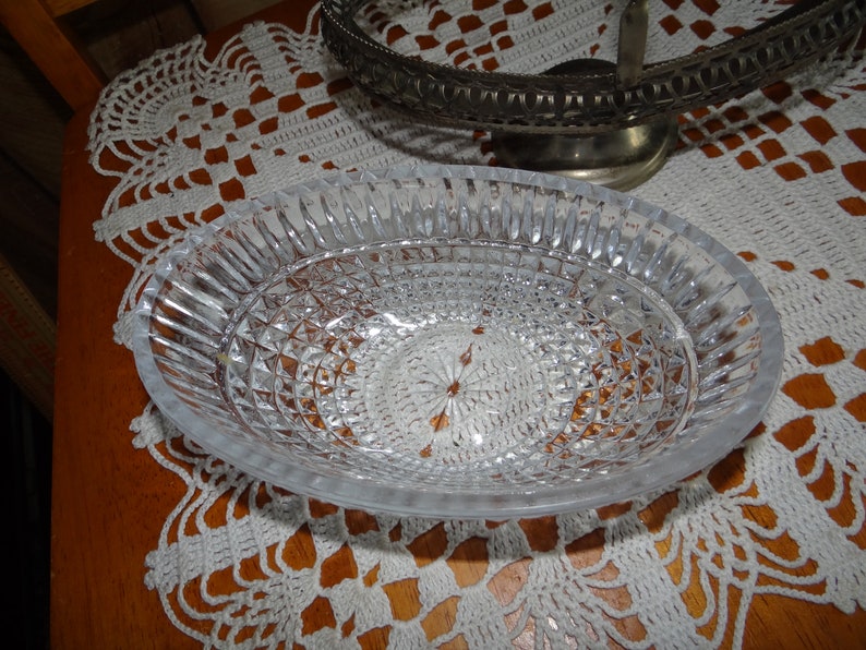 Vintage Metal Holder With Glass Insert... so Unique - Etsy