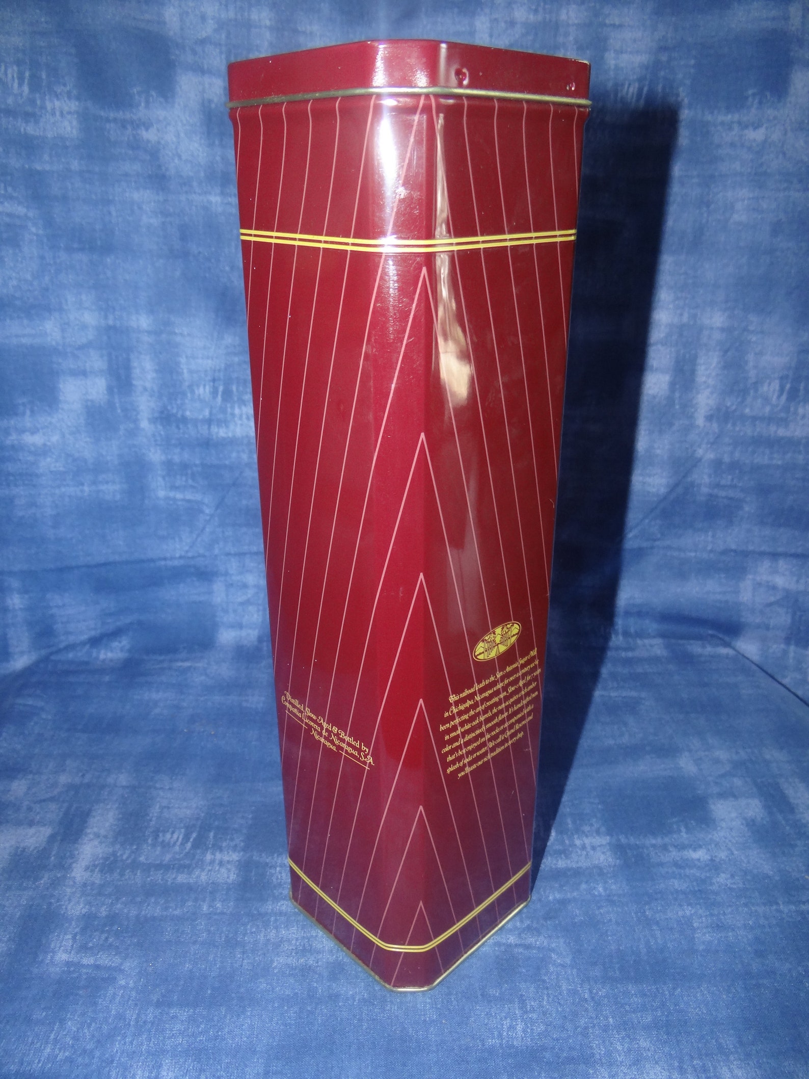 Vintage Tall Ron Flor De Cana Imported Rum Tin... - Etsy