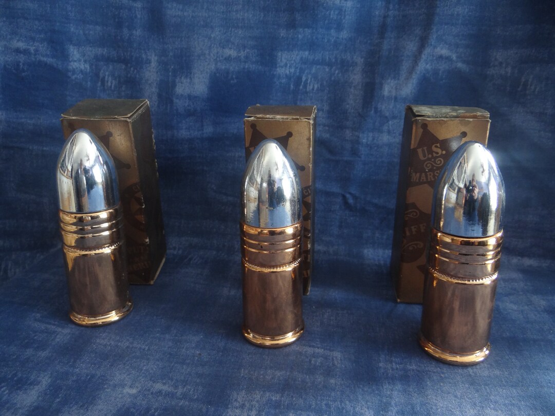 Three Available Vintage Avon Wild West Bullet Decanters in - Etsy
