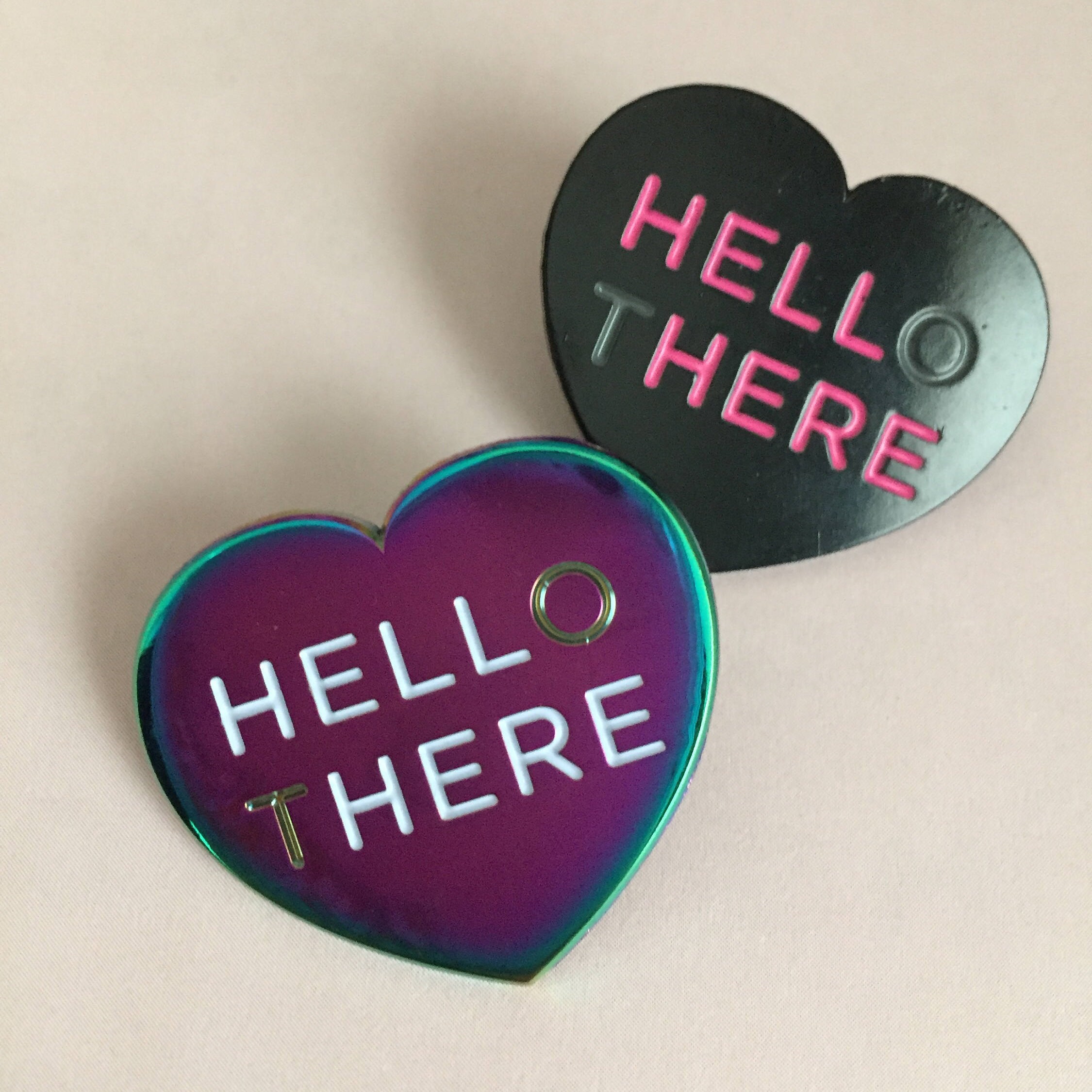 Hell Here Limited Edition Rainbow Metal Variant Pin - Etsy