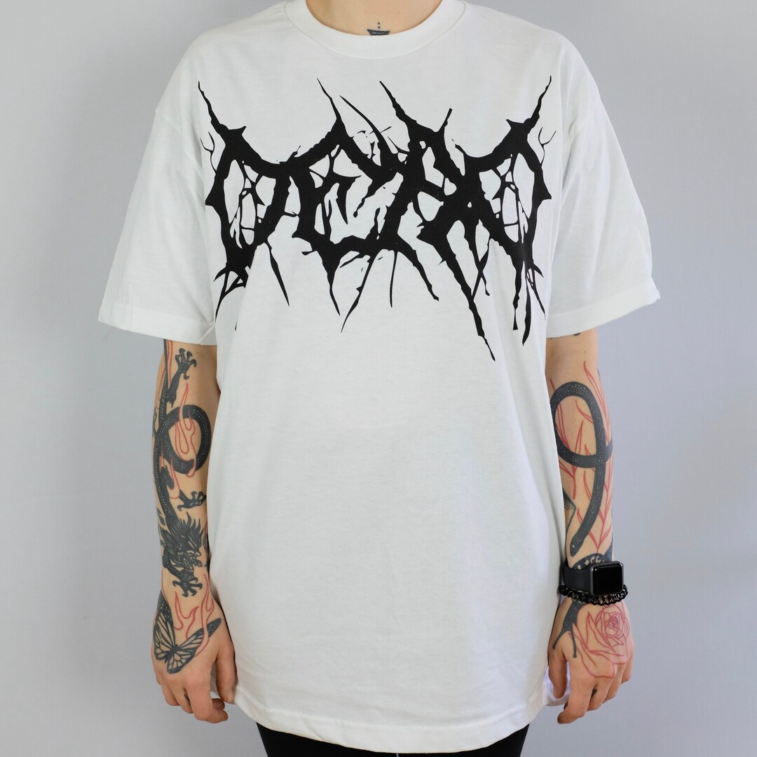 Metal Dead Shirt White - Etsy
