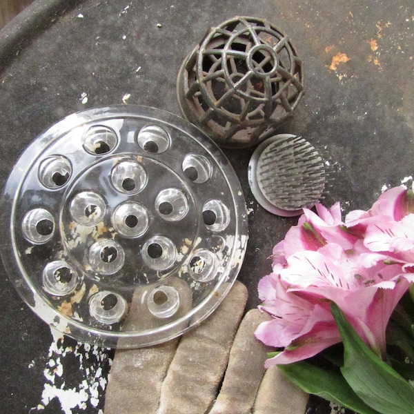 Metal Flower Frog - Etsy