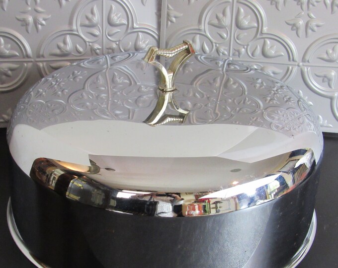 Retro Metal Stainless Steel Cake Dome Mid Century Style - Etsy
