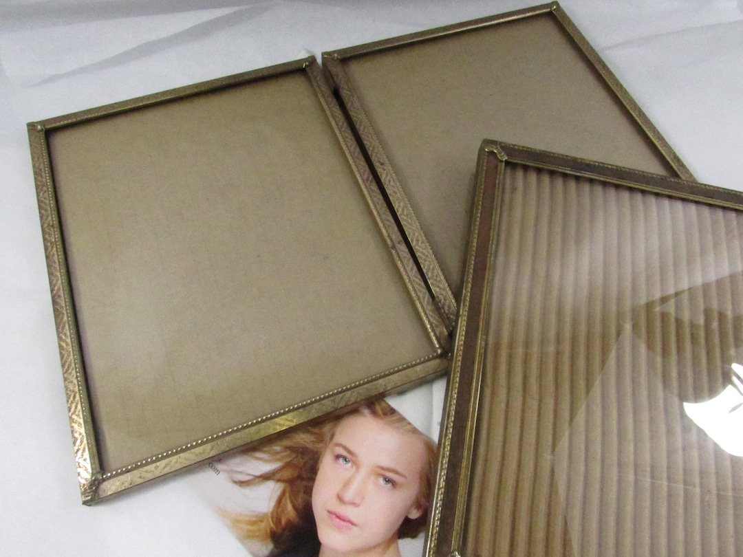 Vintage Ornate Photo Frames Metal Picture Frames Victorian Cottage Chic ...