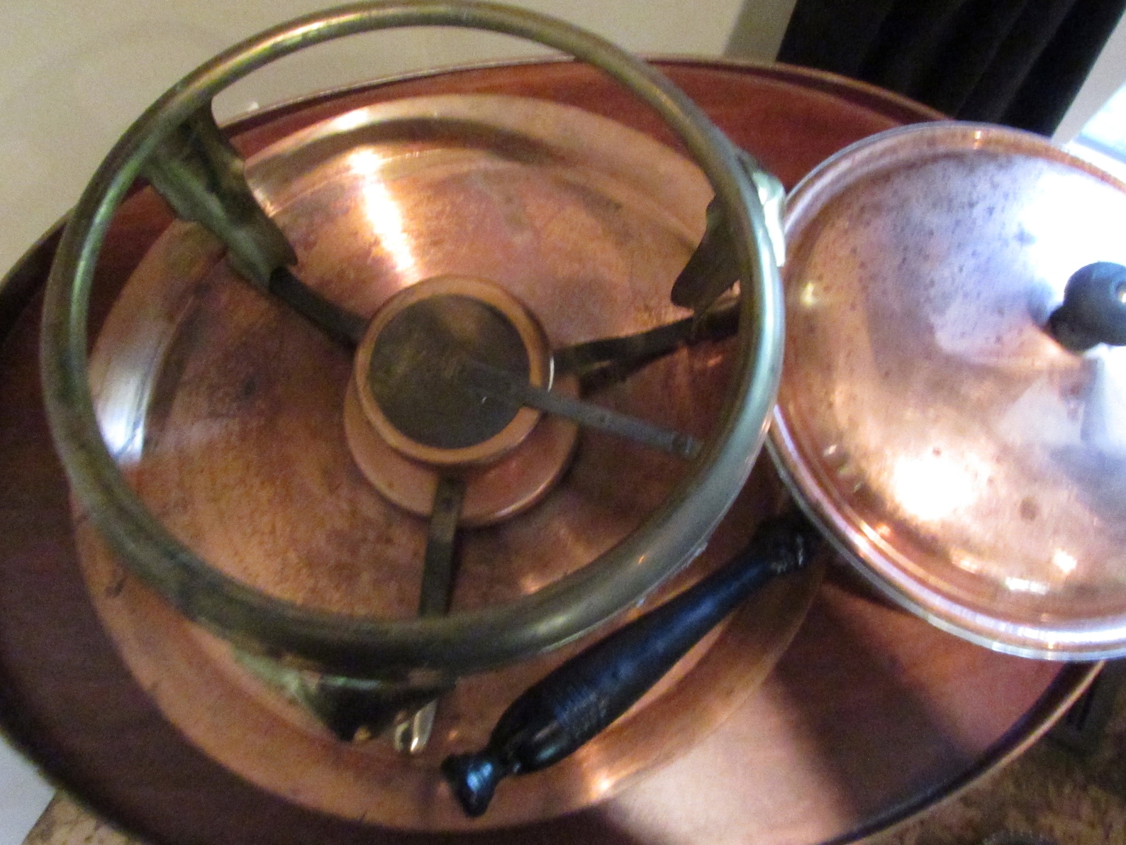 Vintage Copper Chafing Dish Set Entertaining Tabletop Buffet - Etsy