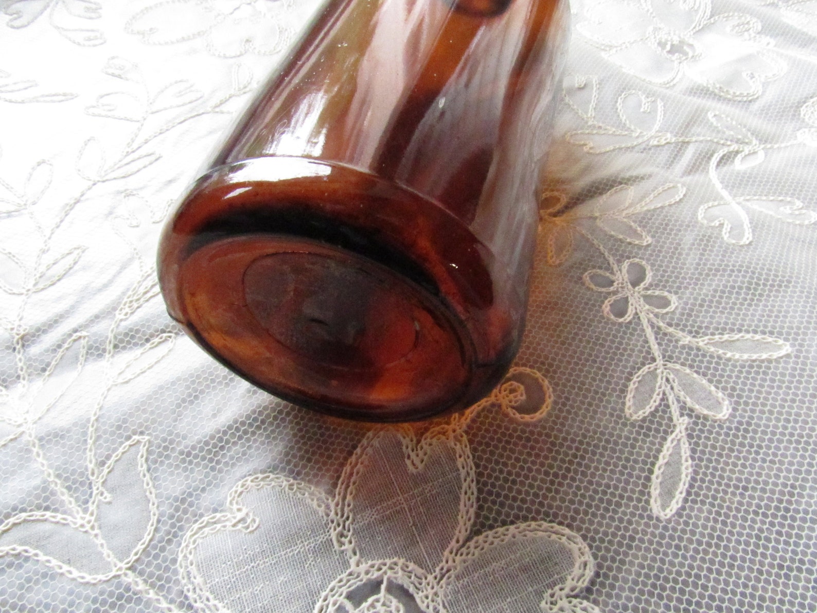 Antique Brown Amber Glass Bottles/collectible Glass RARE Set - Etsy
