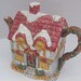 Vintage Musical English Cottage HOUSE TEAPOT Music Box - Etsy