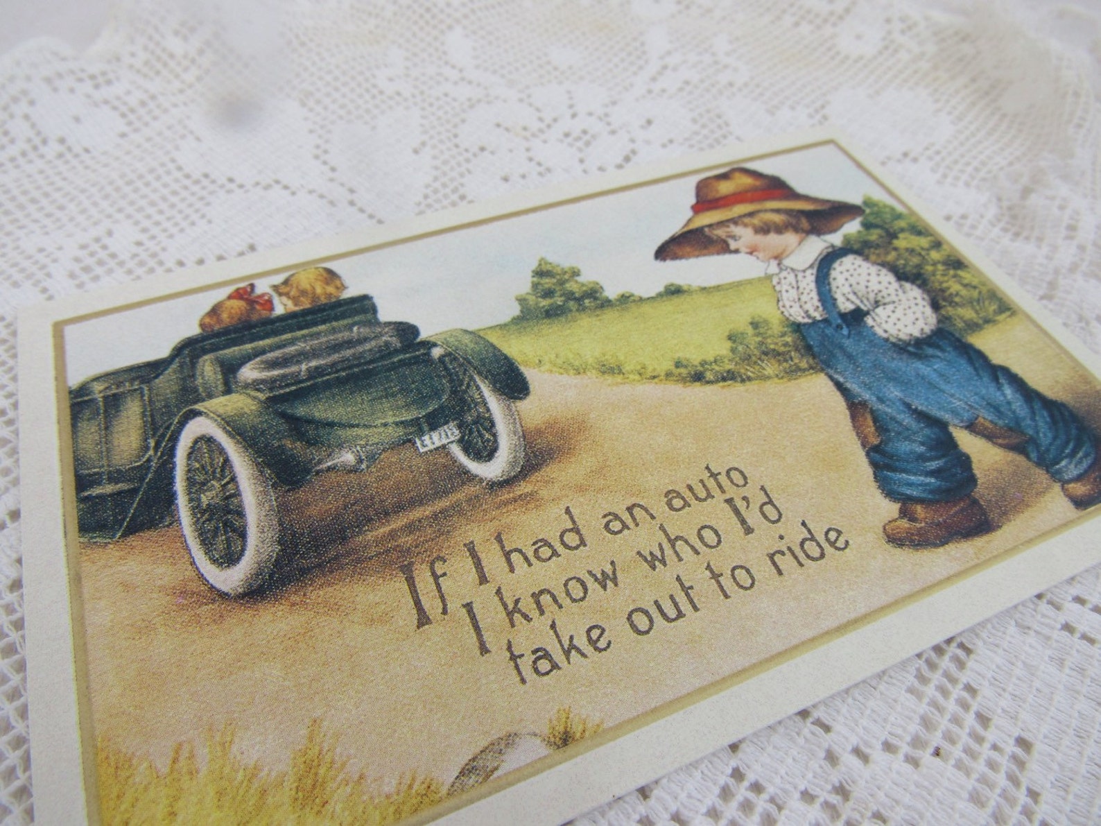 Set of 4 Vintage Valentine Postcards Hallmark Victorian - Etsy