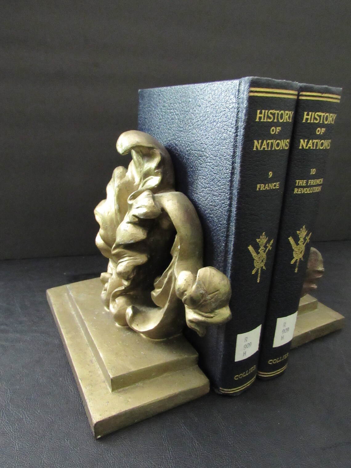 Vintage FRENCH Plaster of Paris BOOKENDS ORNATE Neo Classical | Etsy