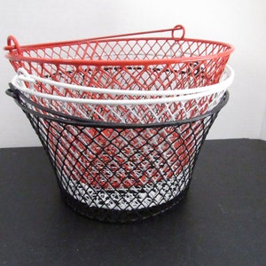 Plastic Coated Wire Basket Eggs Wildflowers Herbs Foraging Basket Gift ...