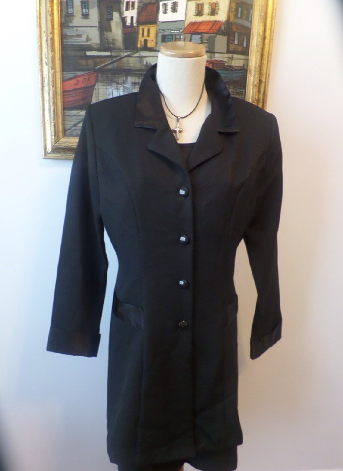 Vintage Riding Jacket Suit Dress Coatdress - Etsy