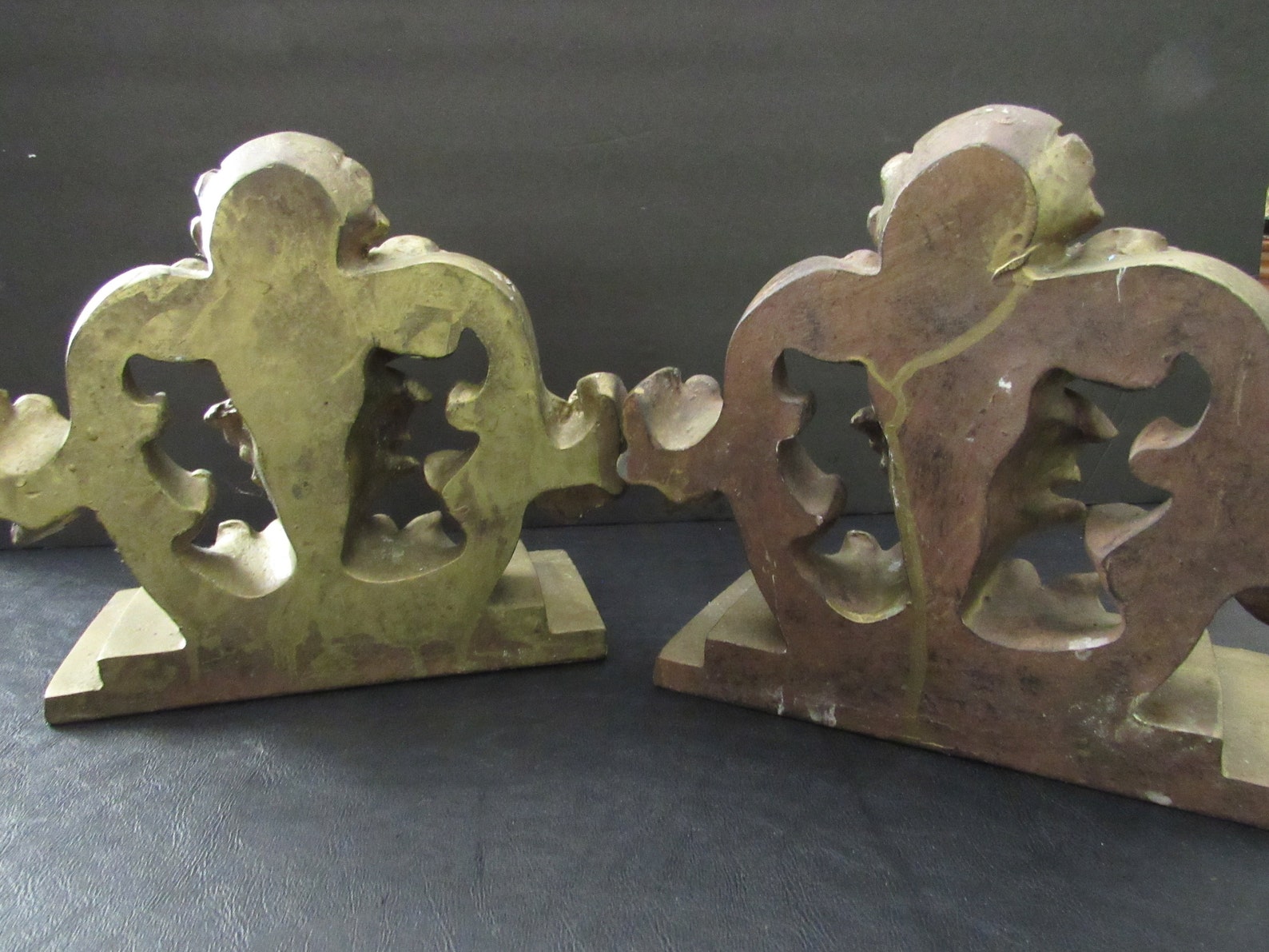 Vintage FRENCH Plaster of Paris BOOKENDS ORNATE Neo Classical | Etsy