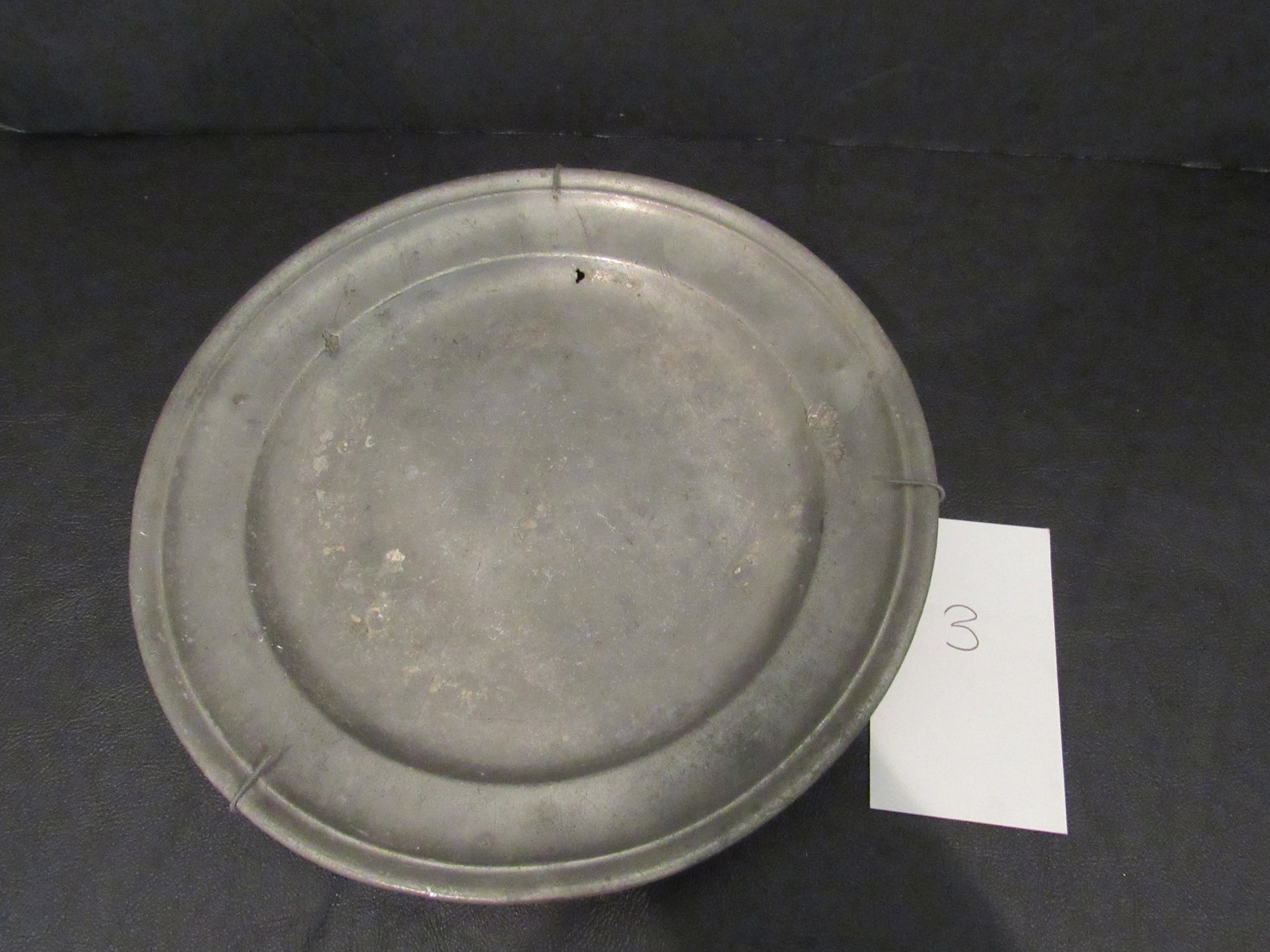Antique PRIMITIVE 18th Century Pewter Plate EACH - Etsy