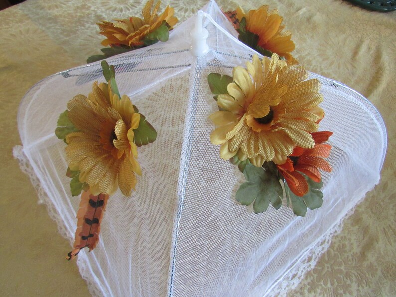 Vintage Mesh Dome Food Cover Bug Food Protector Summer Picnic | Etsy