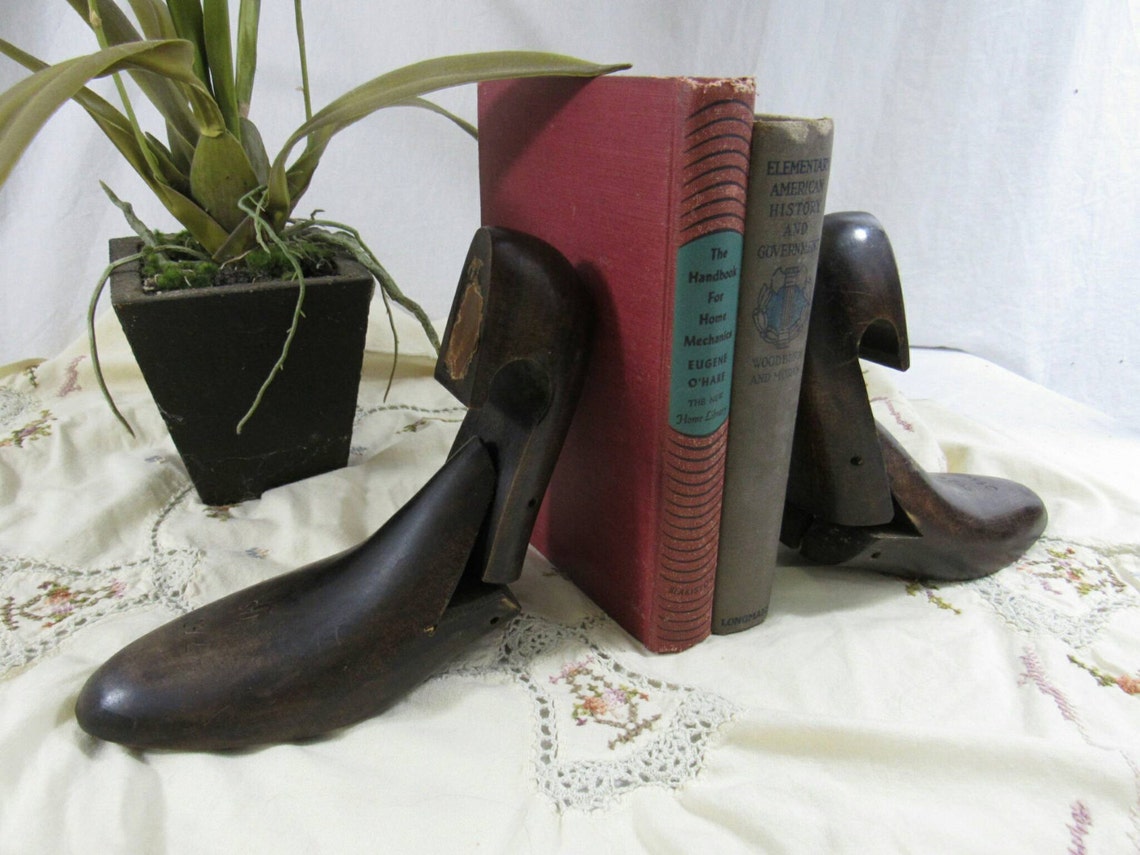 Antique Wood Shoe Forms 9.5 Wooden Shoe Forms Stretchers Shoe | Etsy