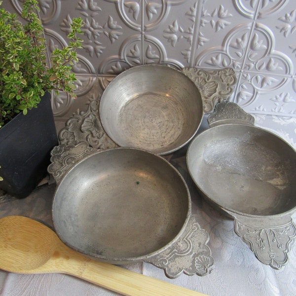 Pewter Porringer - Etsy