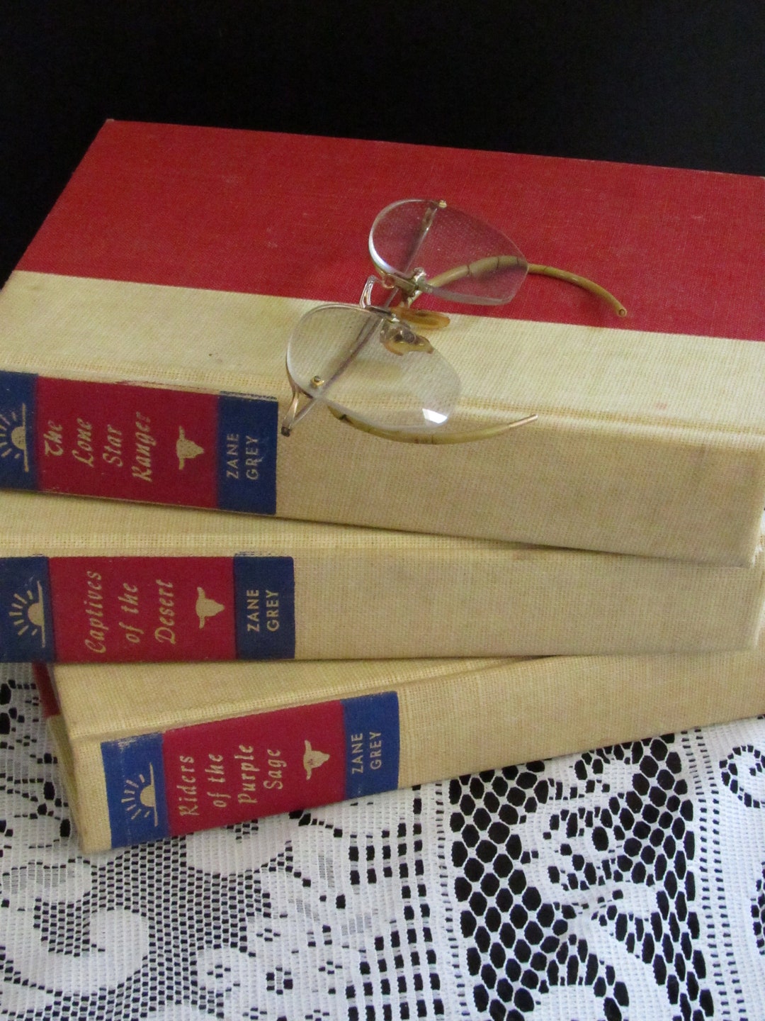 Antique Zane Grey Western Genre Books EACH Walter J Black, NY - Etsy