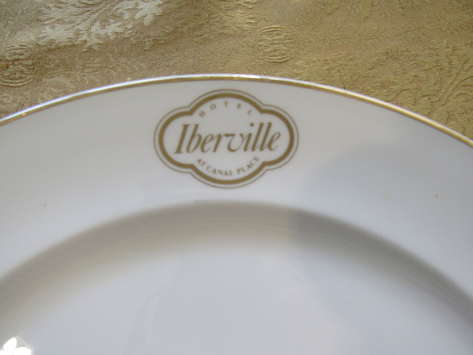 Vintage New Orleans Oversized Hotel Plate Hotel Iberville - Etsy