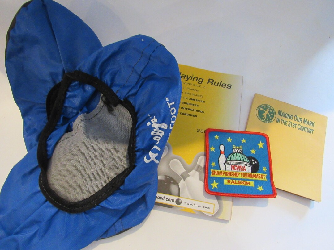 Vintage Bowling Lot Rule Book Bowling Slippers Tournament Patch - Etsy