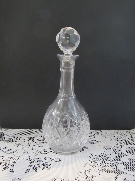 Vintage Lead Crystal Wedgewood Decanter Sandra Barware | Etsy