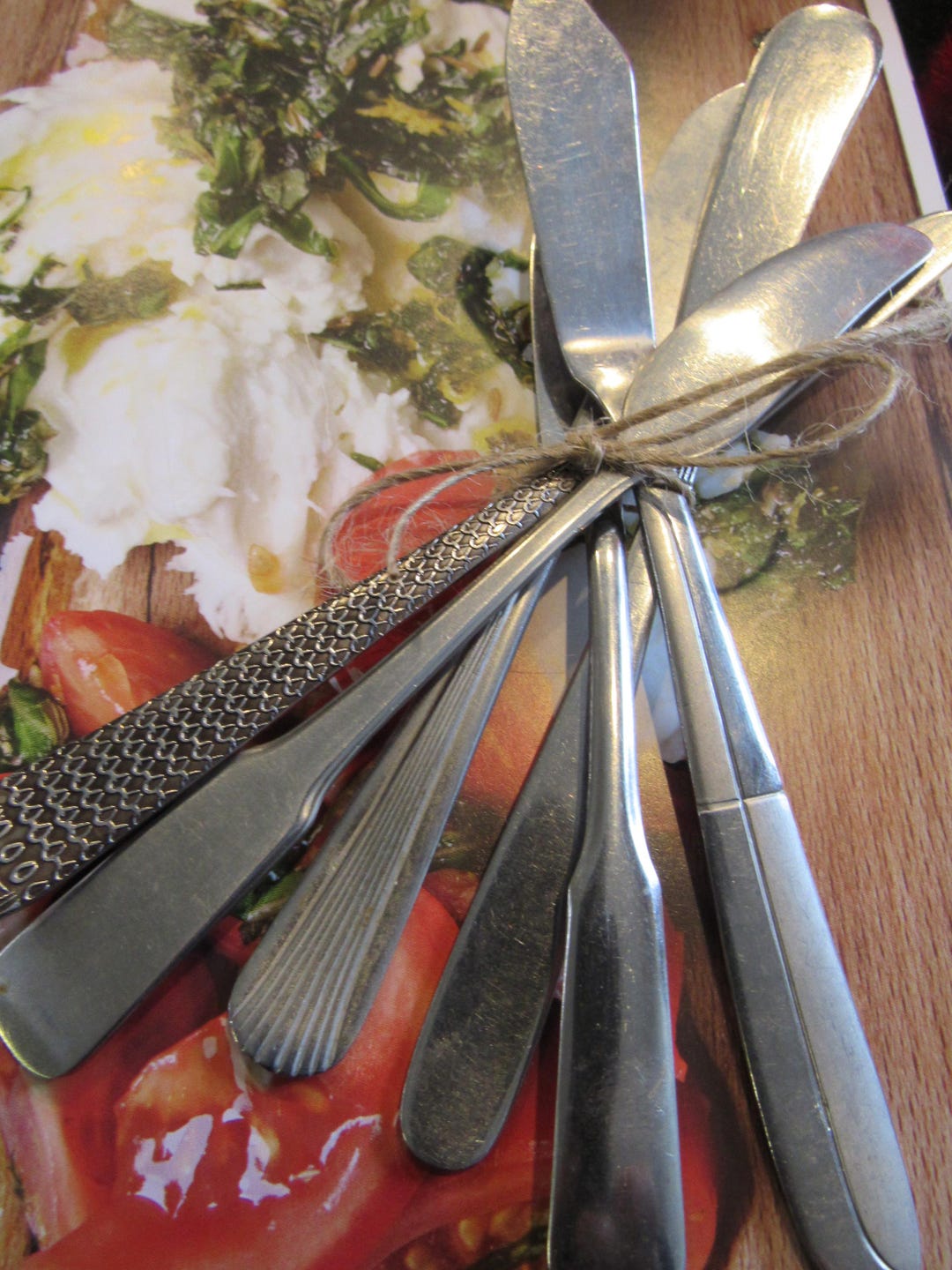 Vintage Stainless Mixed Pattern Butter Spreaders Dip Spreaders Set of 6 ...