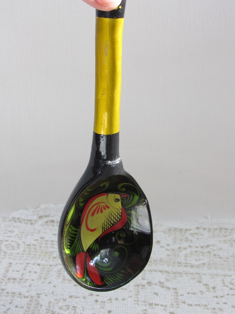 Vintage Hand Painted Spoon Fish Portugal Kitchen Decor | Etsy