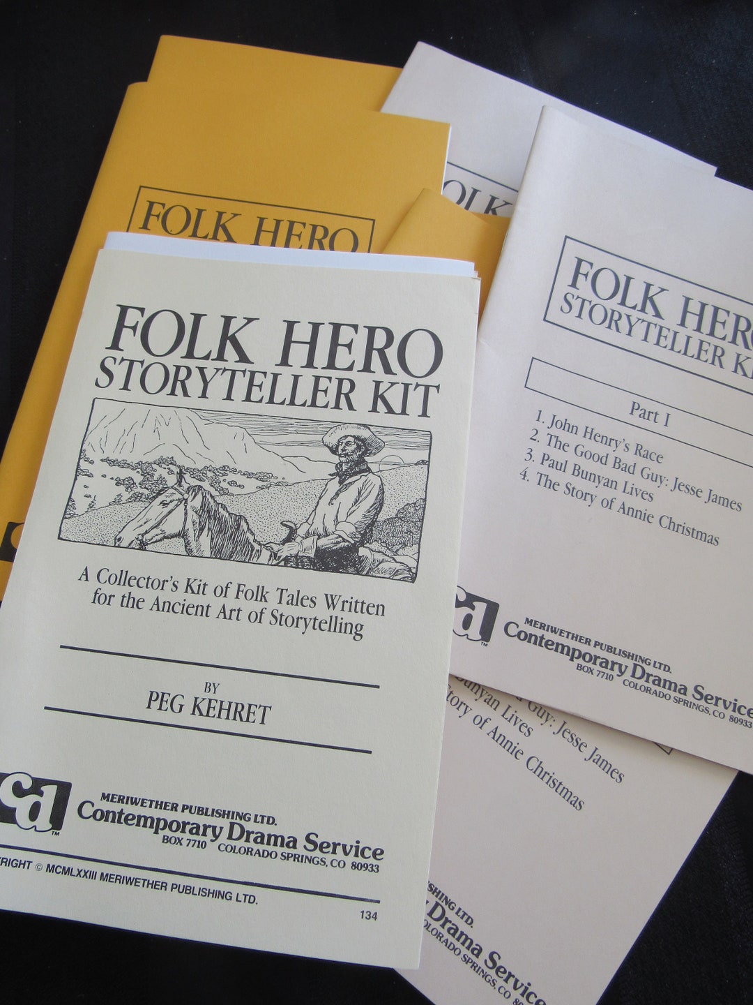 Vintage Rare Collection of Folk Hero Storytelling Kit - Etsy