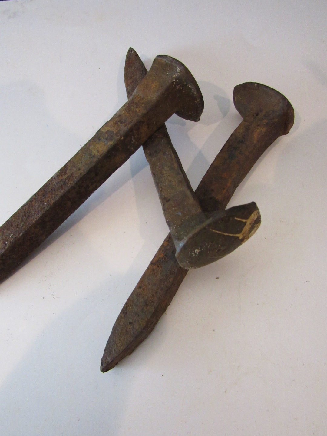 Antique Rusty Railroad Stakes Richmond VA EACH - Etsy