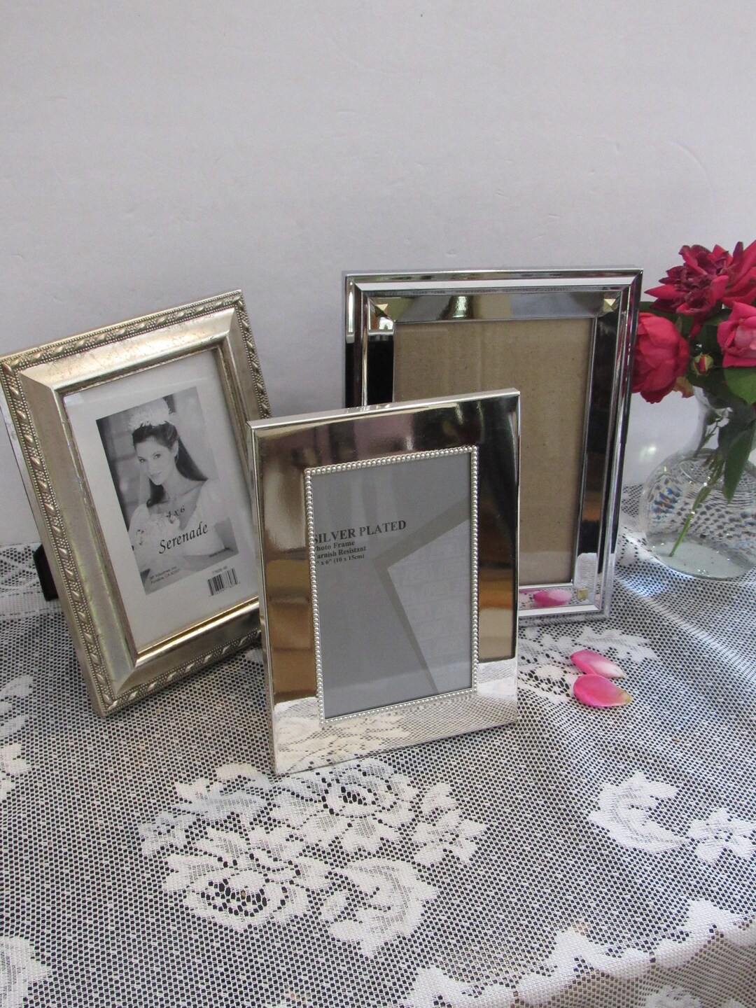 Vintage Silver Frame EACH - Etsy